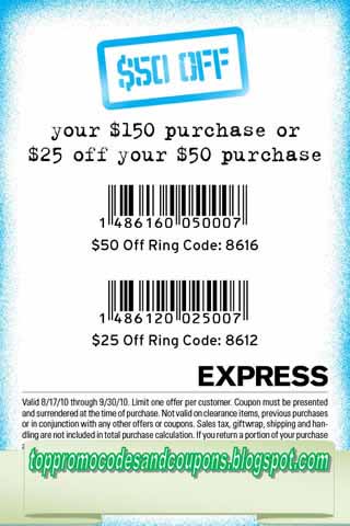 Free Promo Codes and Coupons 2023: Express Coupons