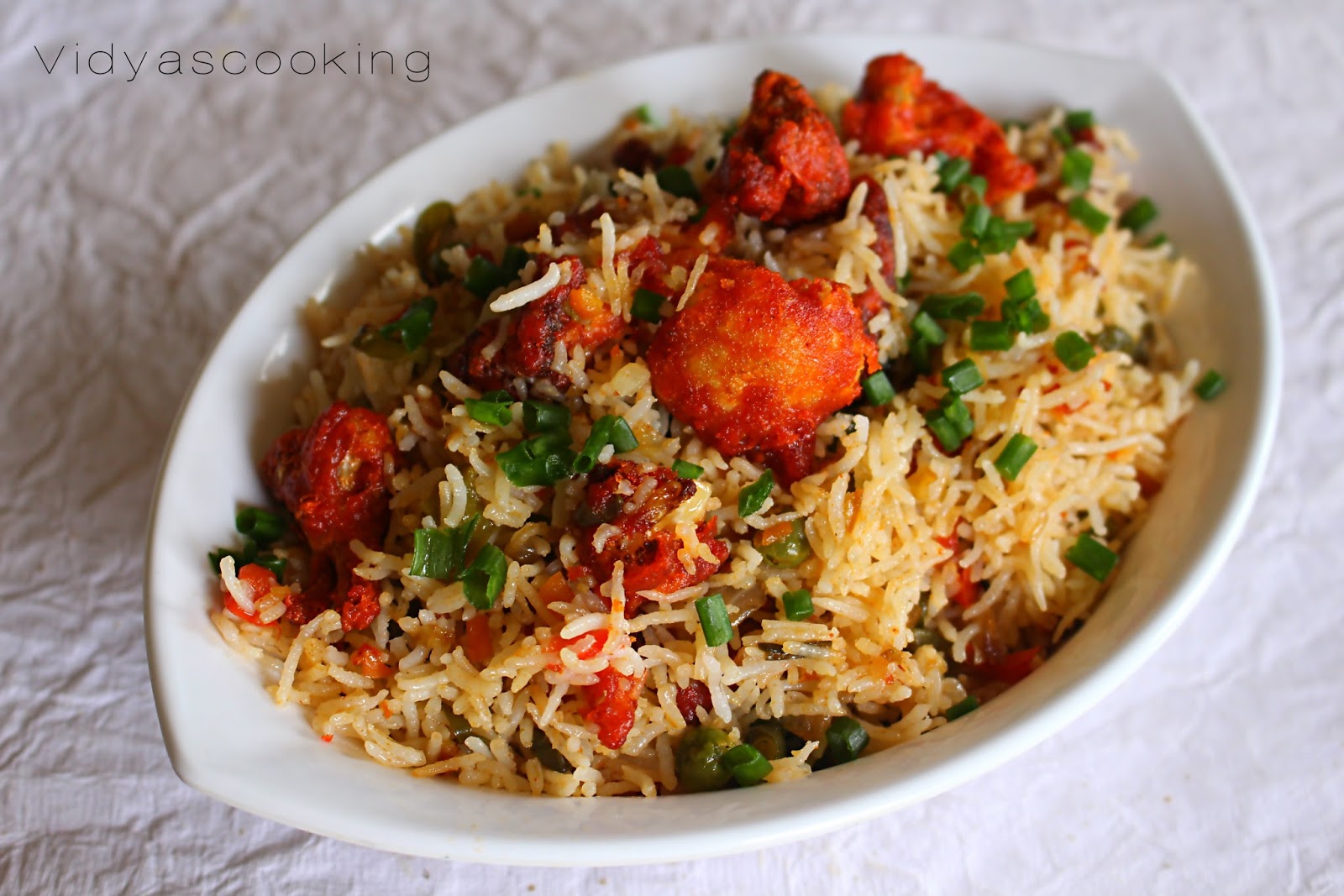 Street Food Style: Gobi Fried Rice Recipe (Cauliflower Fried Rice Recipe)