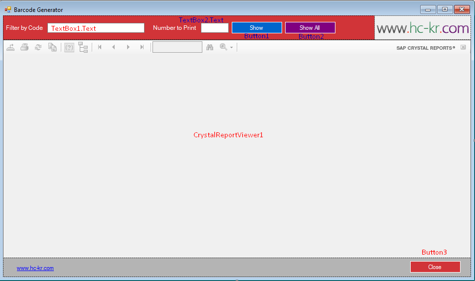 VB.NET Barcode Generator Print Product Label Using Crystal Report | KODE AJAIB