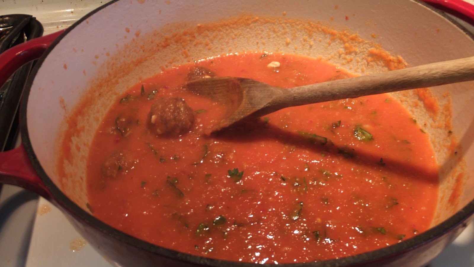 Quest 2: Lava Soup with Lava Rock Meatballs - The Zelda Gourmet