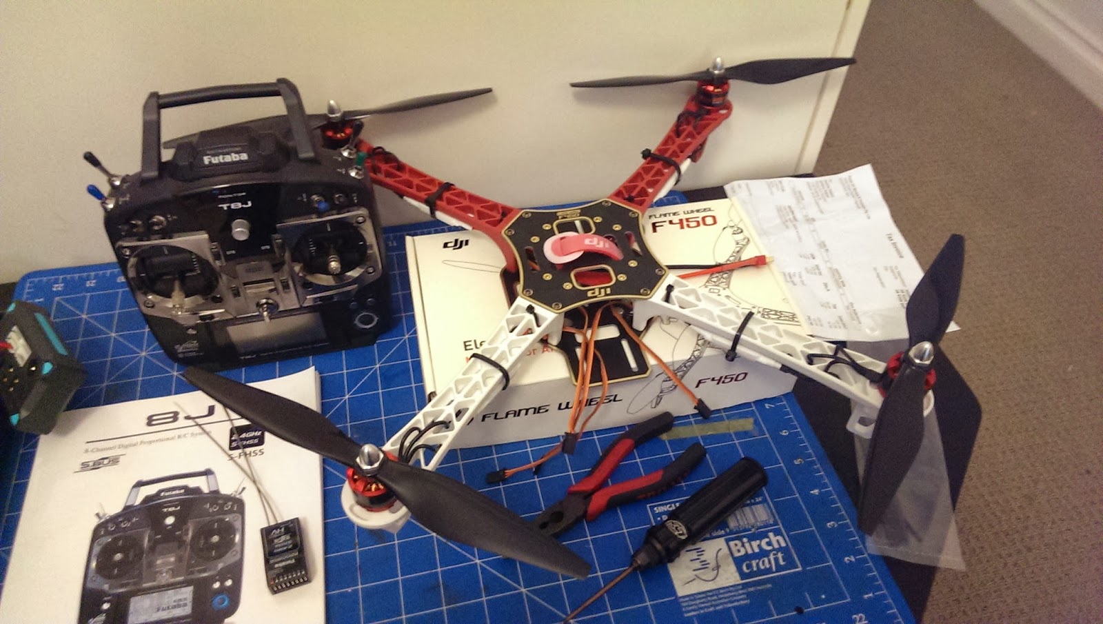 AJ3DVFX: DJI F450 Aerial Video Build!