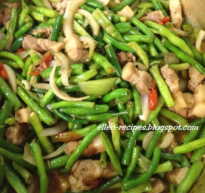 Ellen Recipes: Adobong Sitaw