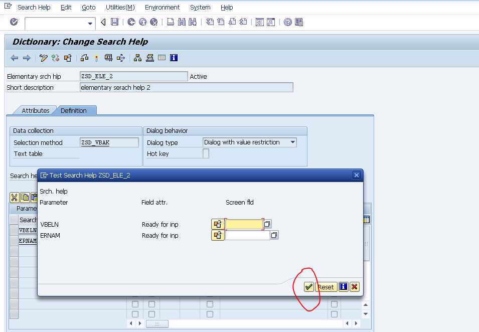 SAP TECH: Create Elementary Search help using Dialog Type as "Dialog ...