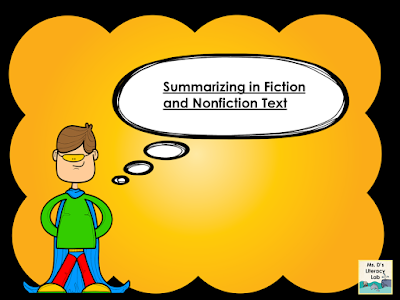 Super Summarizing in Fiction and Nonfiction Text | Adventures in ...