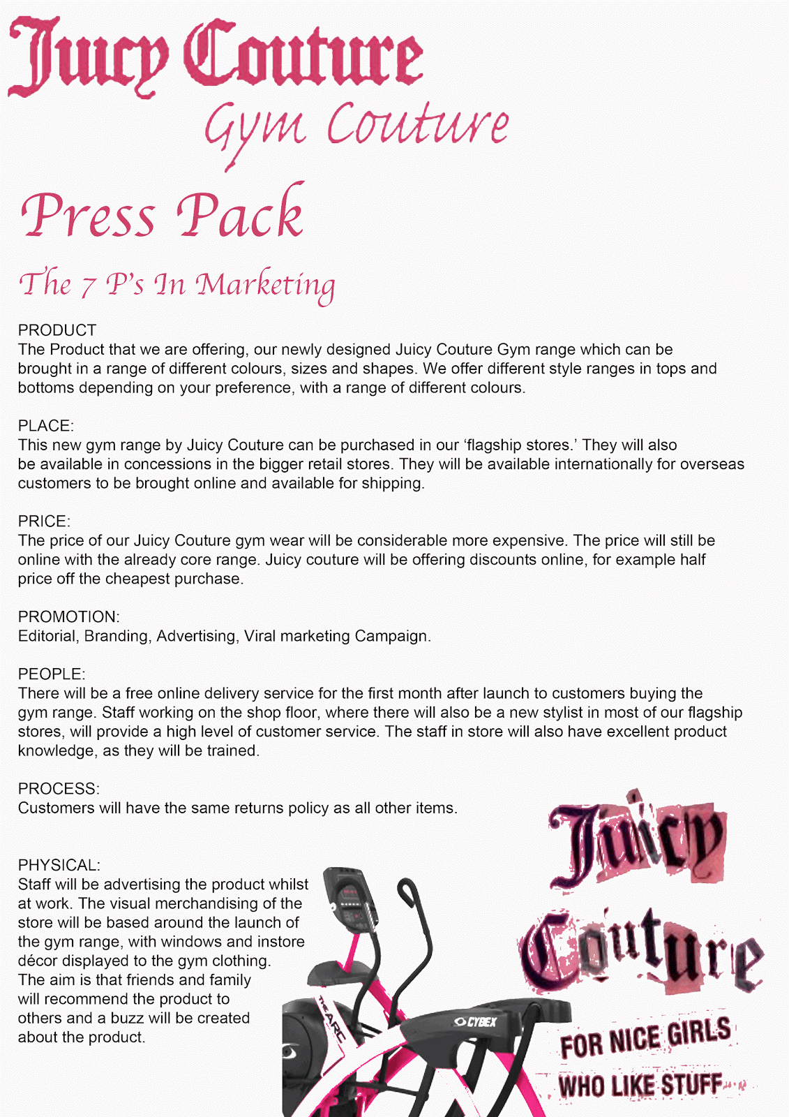 Fashion Retail Academy Work: PR - Press Pack