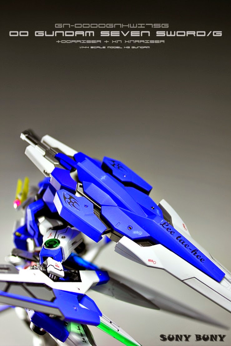 HG 1/144 Seven Sword/ G + 00 Raiser + XN "Perfect Raiser" Custom Build