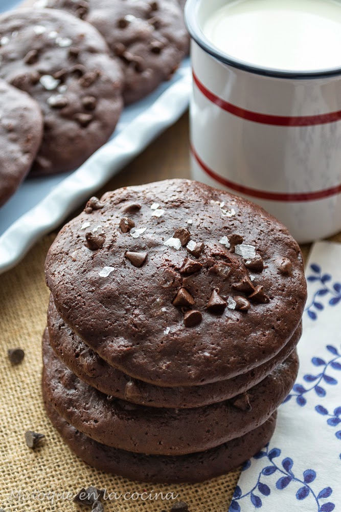 Mi toque en la cocina: Galletas fudge de chocolate y yogur griego