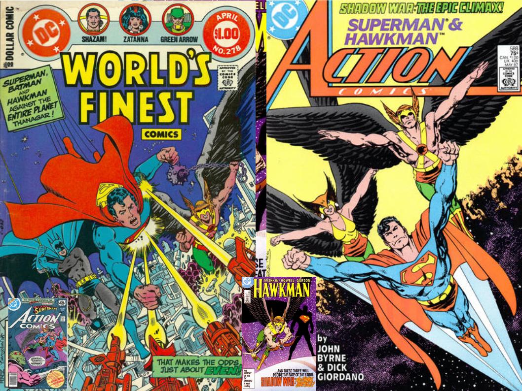 Dave's Comic Heroes Blog: Superman Meets Hawkman
