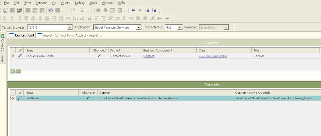 CRM Knowledge Base: Modifying Control Colors in Siebel