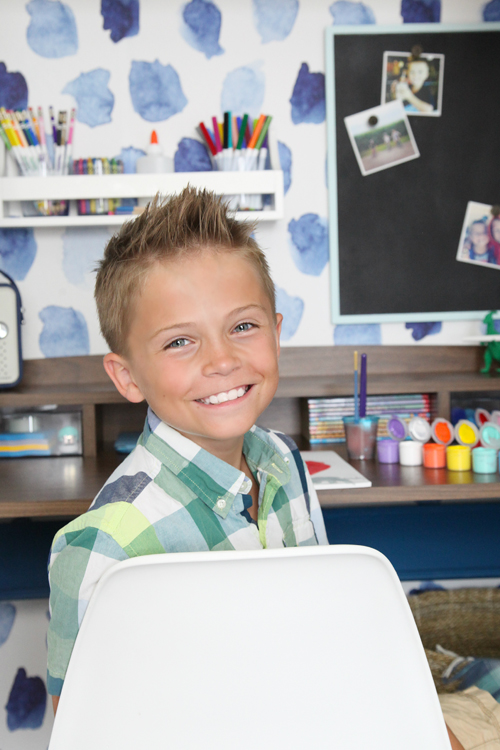 IHeart Organizing: Back to School: A Creative Workspace for our Boy!