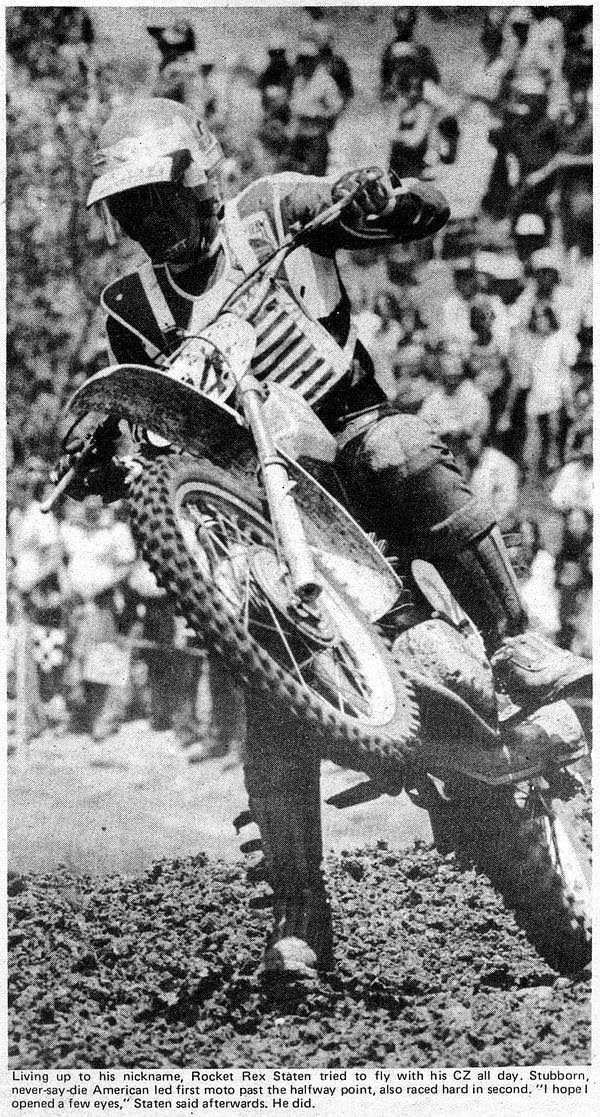 ‘ROCKET’ REX Staten Fan Page: CZ Days