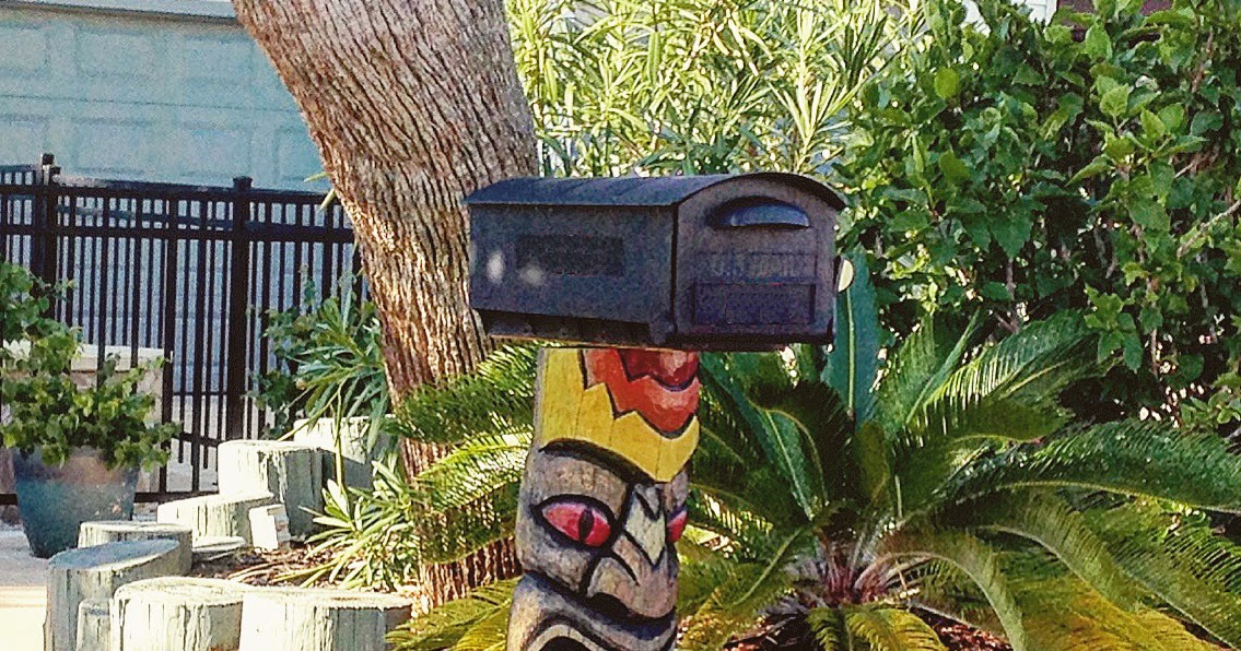 Whimsical Mailboxes of Tiki Island, Texas