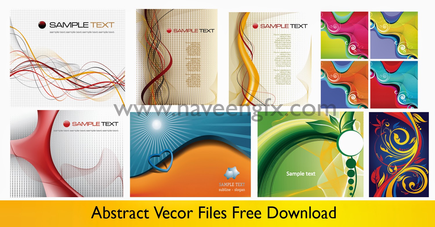 Abstract Vectors files Free Download | naveengfx