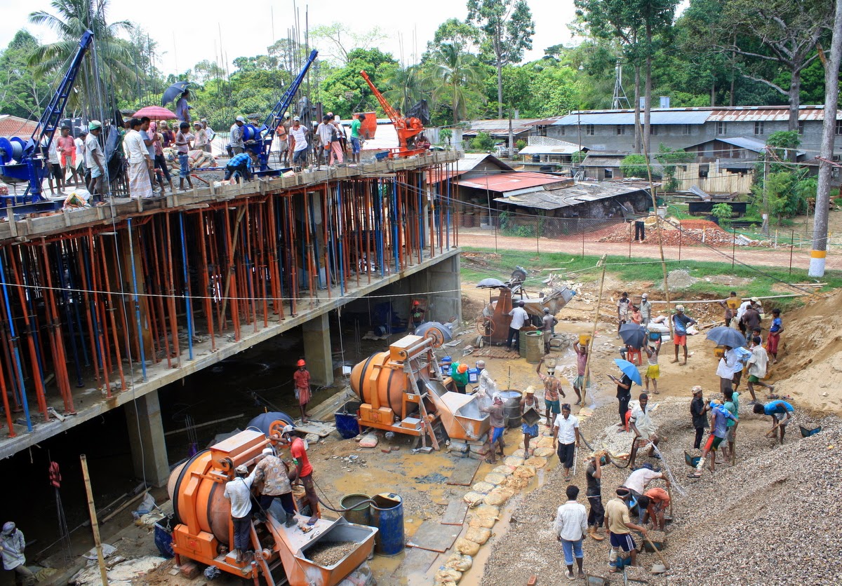 Jonathan & Holly Barrett: First Floor Slab Casting (West Wing) - Complete
