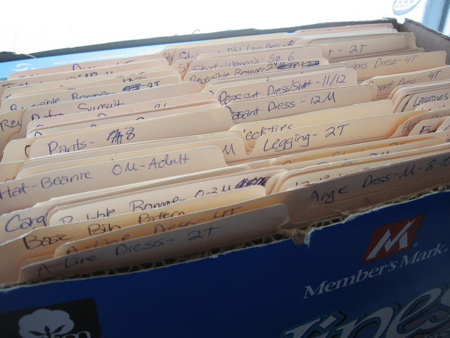 Supermommy!...or not.: 31 Days-Organizing Sewing Patterns