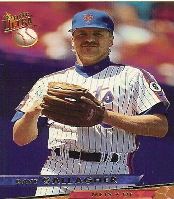 Early Nineties New Jersey Born Mets Outfielder: Dave Gallagher (1992-1993)