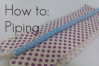 Smitten...by Abigail: Piping Tutorial from The Studious Stitch