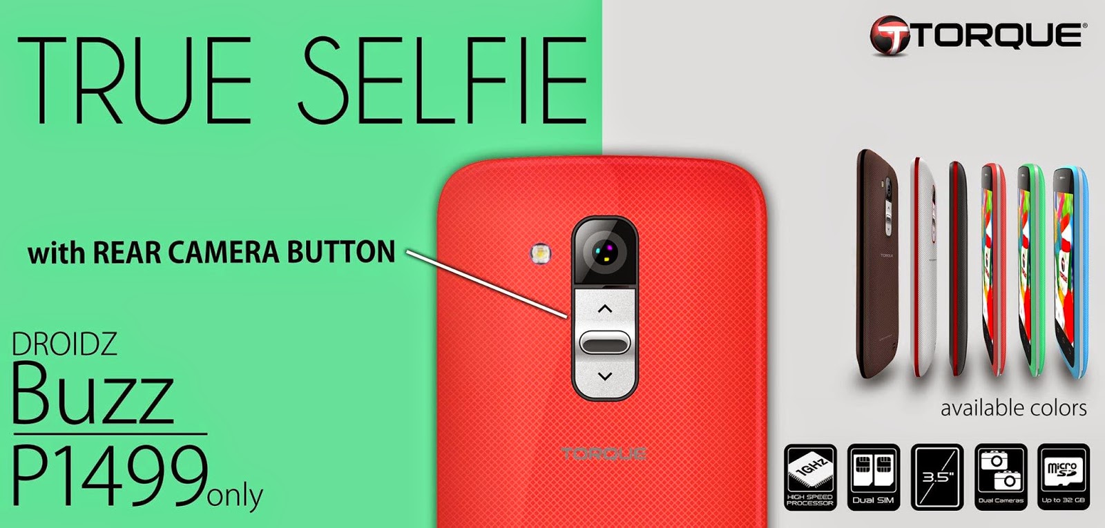 Torque outs Droidz Buzz, claims it offers "True Selfie" experience