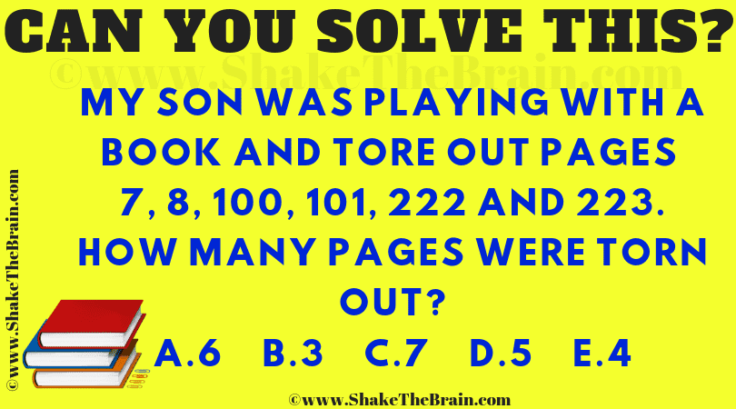Easy Quick Visualization Maths Brain Teaser with an Answer