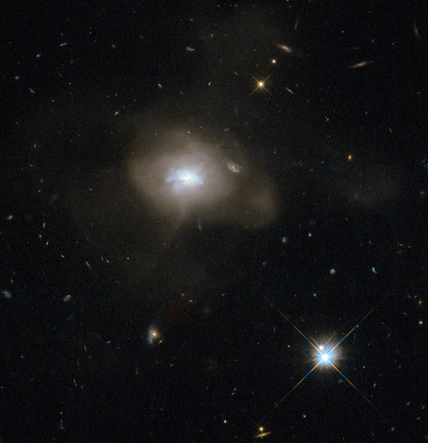 Suburban spaceman: ESA NASA Hubble telescope image: Elliptical Galaxy