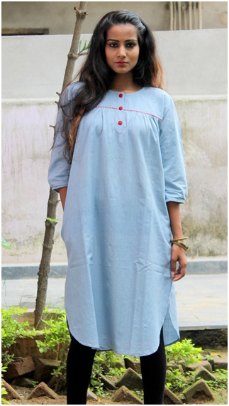 Handmade Clothes: Styling of Tunic: Minimal and Classic look