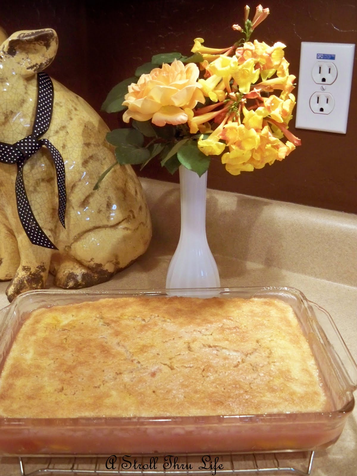 Fresh Flowers and Dessert - A Stroll Thru Life