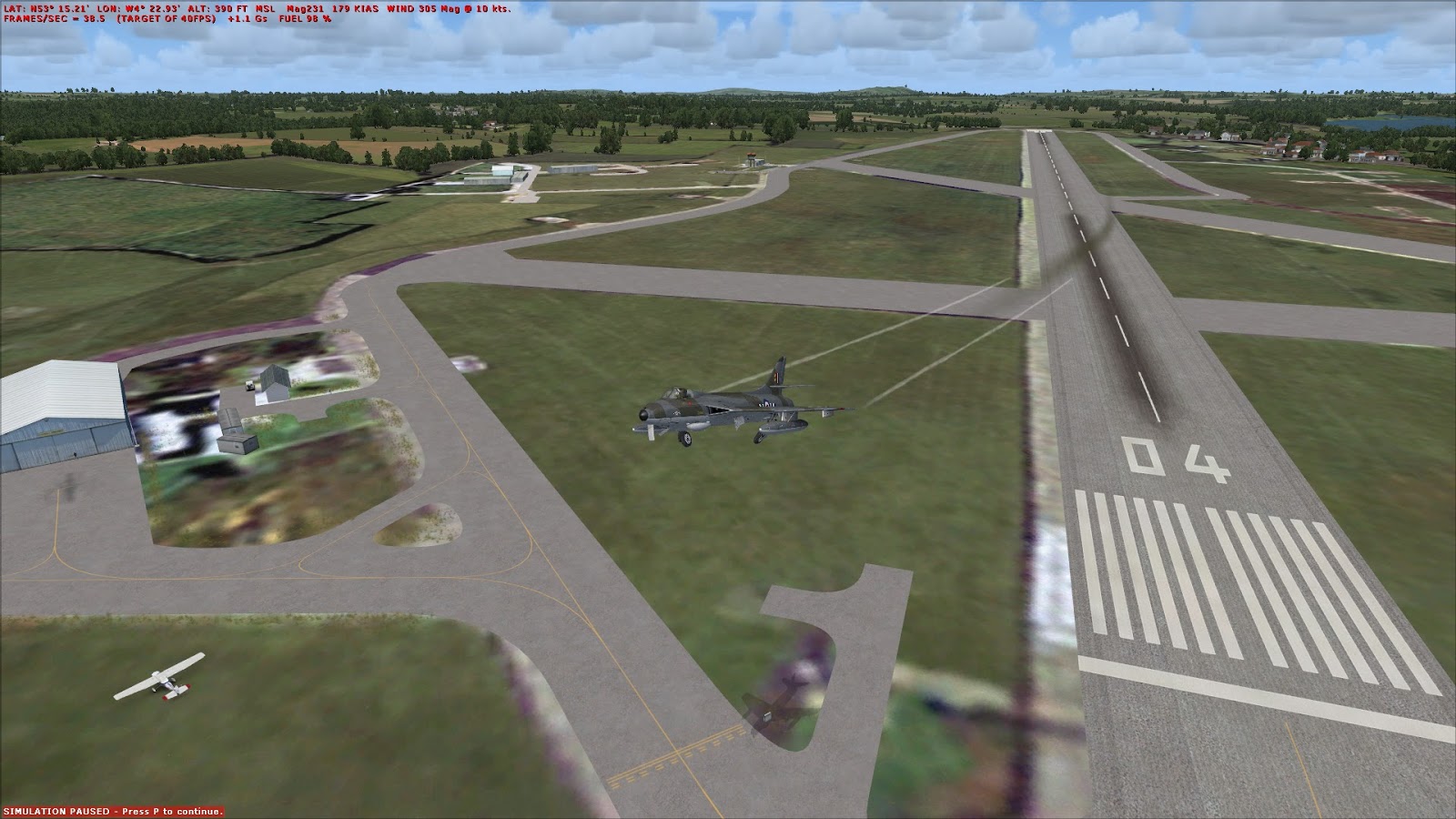 MS Flight Simulator X: North Wales, RAF Mona, RAF Valley and Caernarfon ...