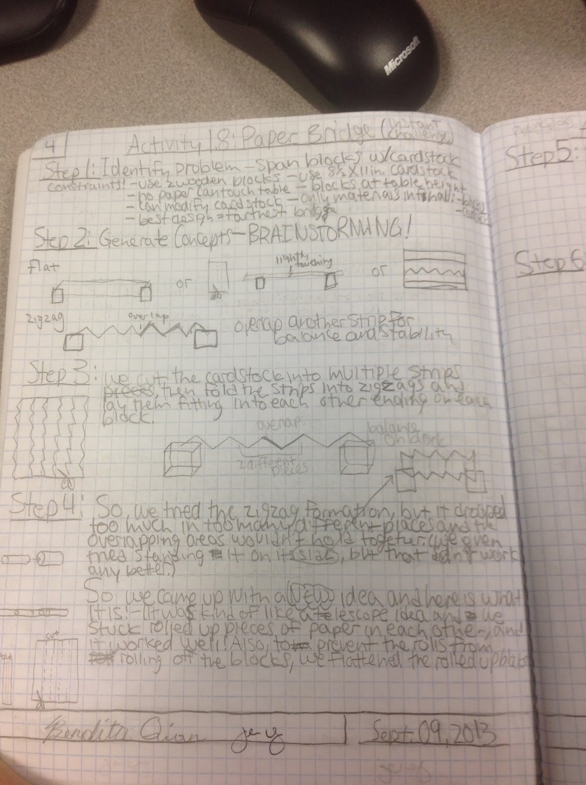 Bendita's Engineering Portfolio: IED Activity 1.8: Paper Bridge ...