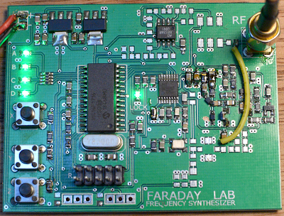 Faraday Lab: HF band ADF4002 PLL Test