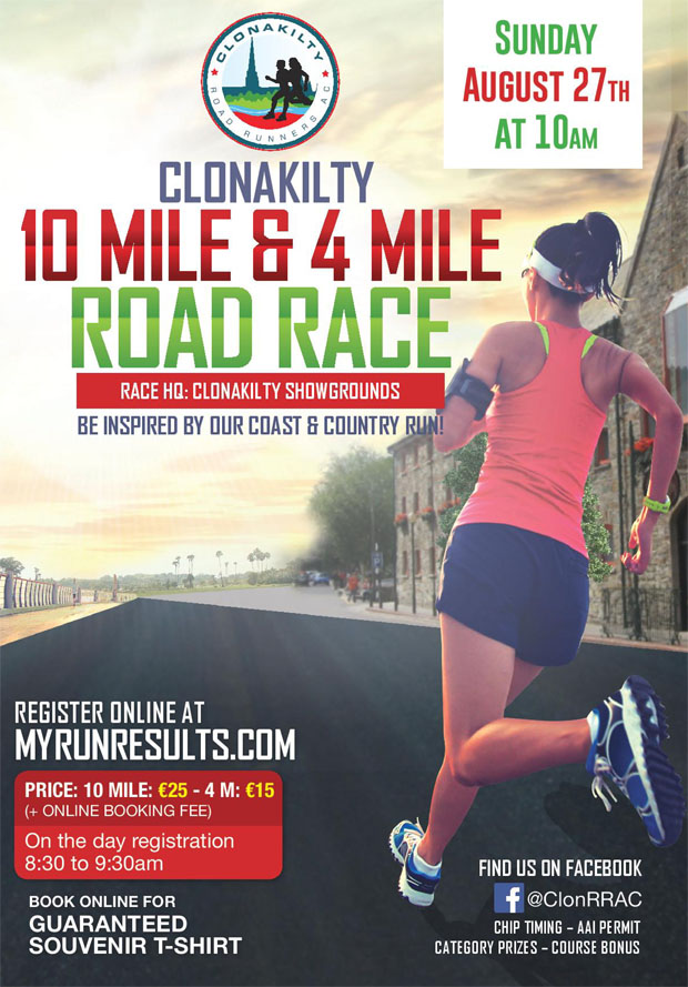 The 10 mile race starts just on the edge of Clonakilty near the Model ...