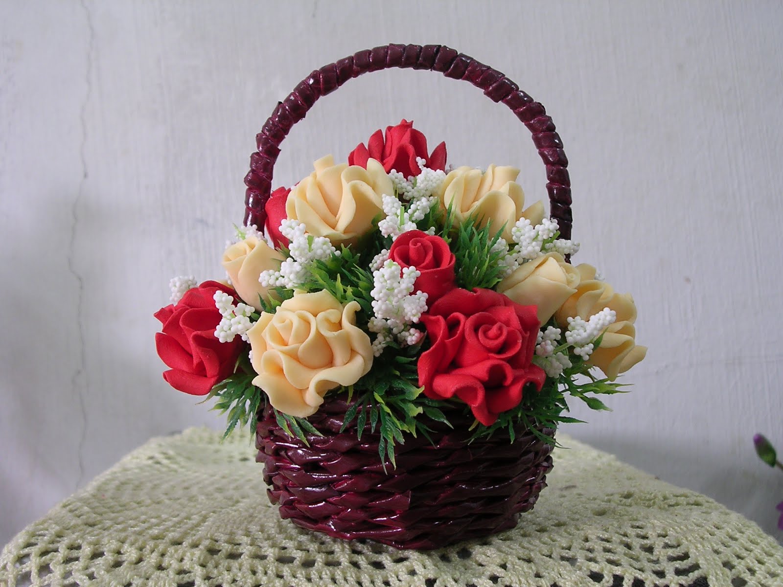 Bunga Sabun Collection: Gubahan bakul kecil