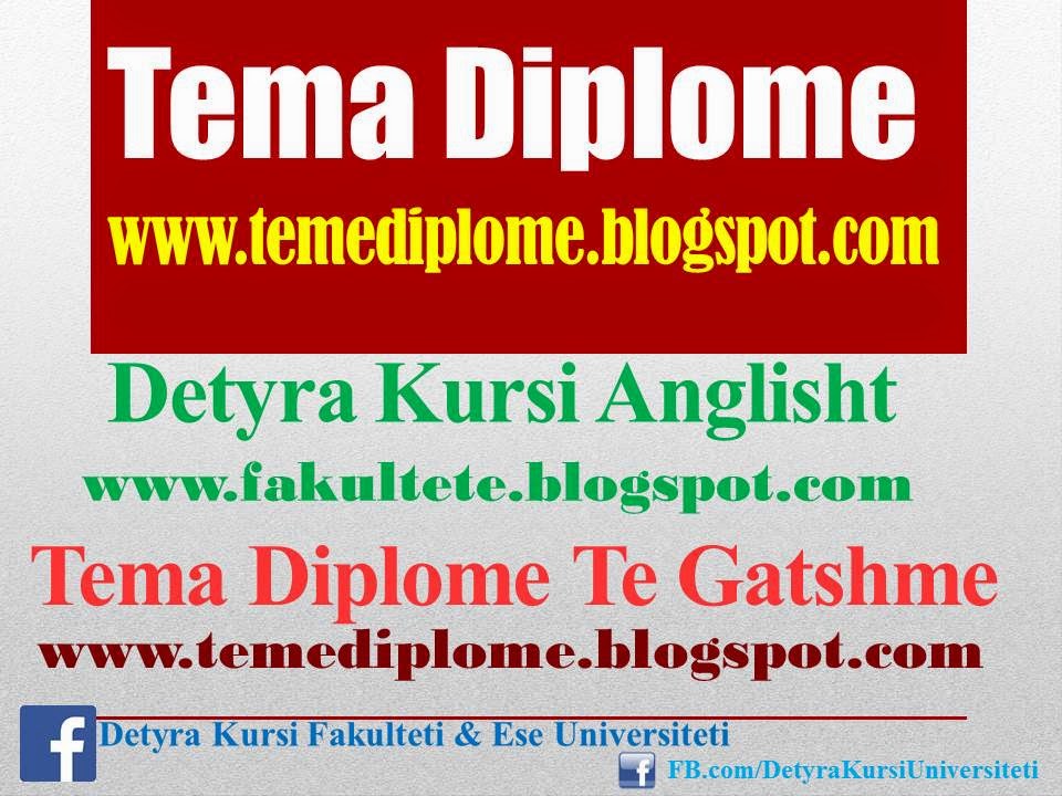 Teme Diplome Universiteti