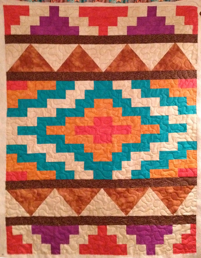 Threads of Mine: Southwestern Baby Quilt