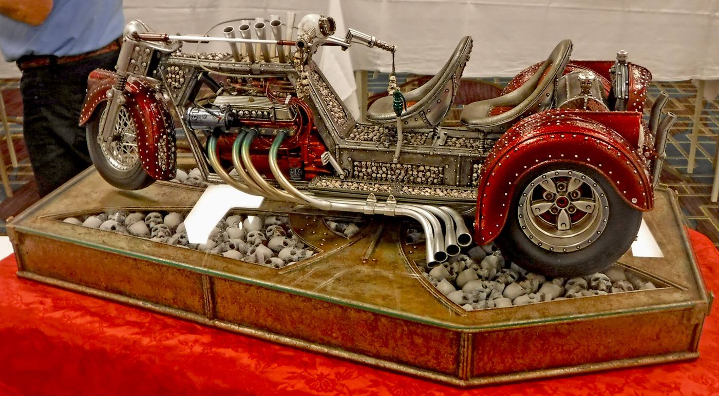 the "Reaper" V-8 Trike @ World Model Expo 2017. | planetFigure | Miniatures