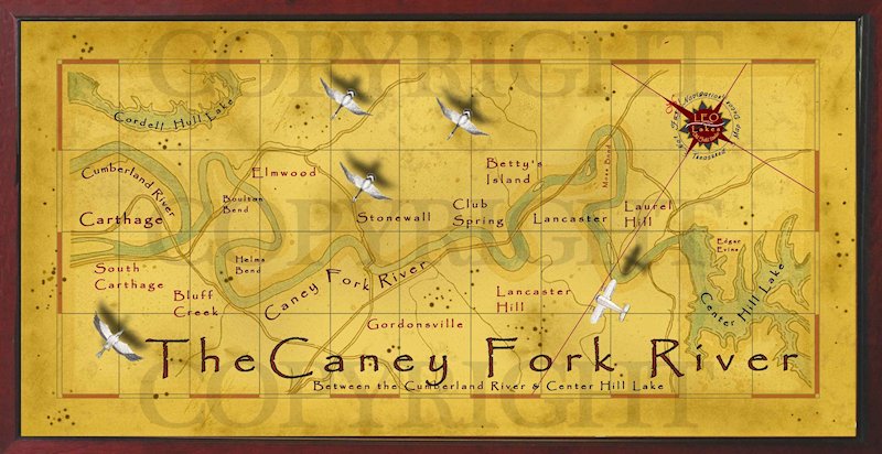 Old field Studio: The Caney Fork River.