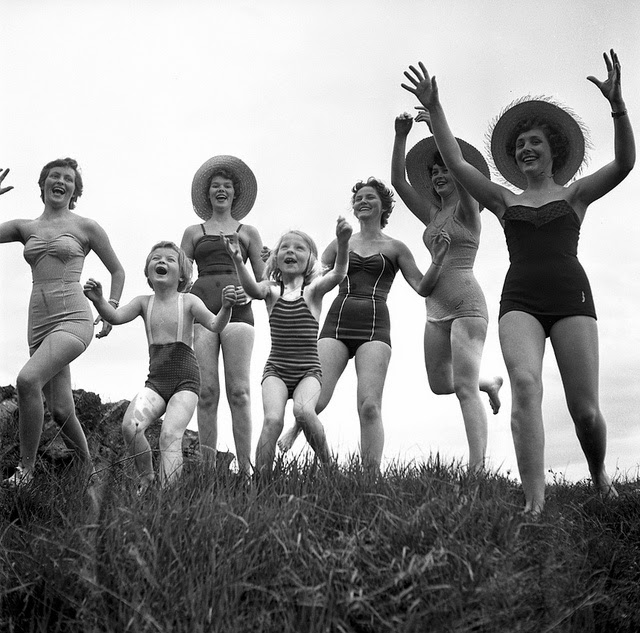 Bathing Beauties in Norway in 1954 ~ Vintage Everyday