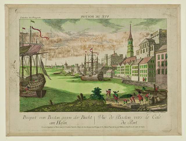 British Tars, 1740-1790: Vuë de Boston, 1770's