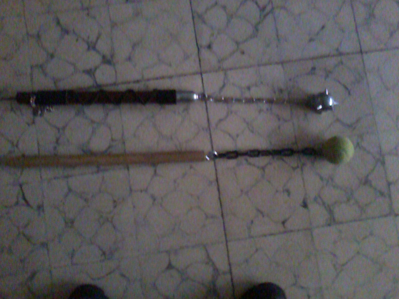 - El uso antiguo -: De como hacer un mangual "seguro"