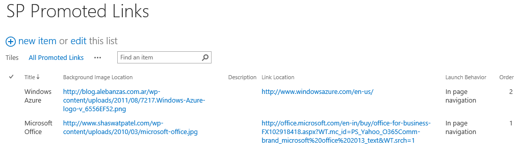Promoted Links in SharePoint 2013 | SharePoint