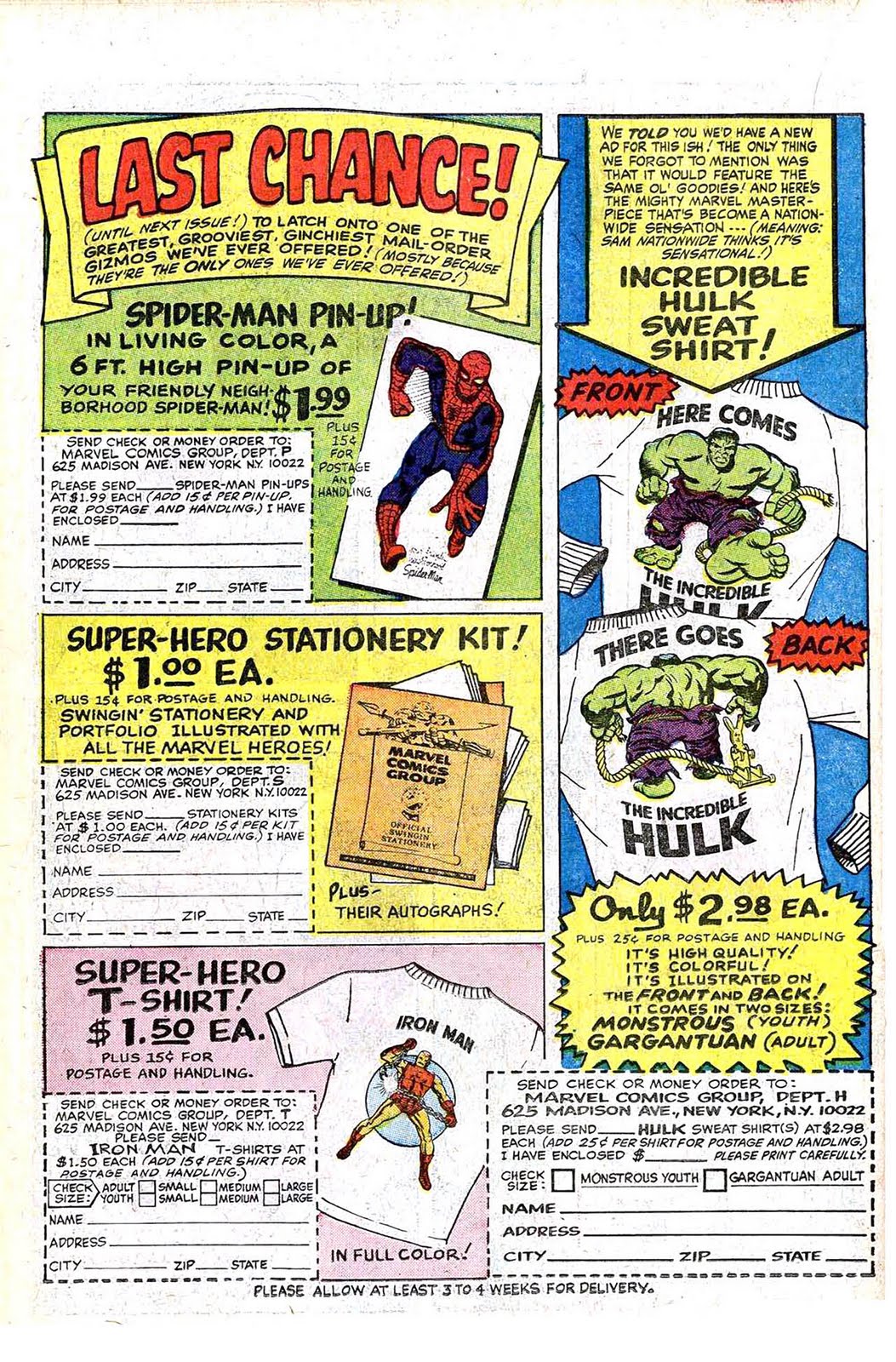 1966 My Favorite Year: Marvel Comics Ads