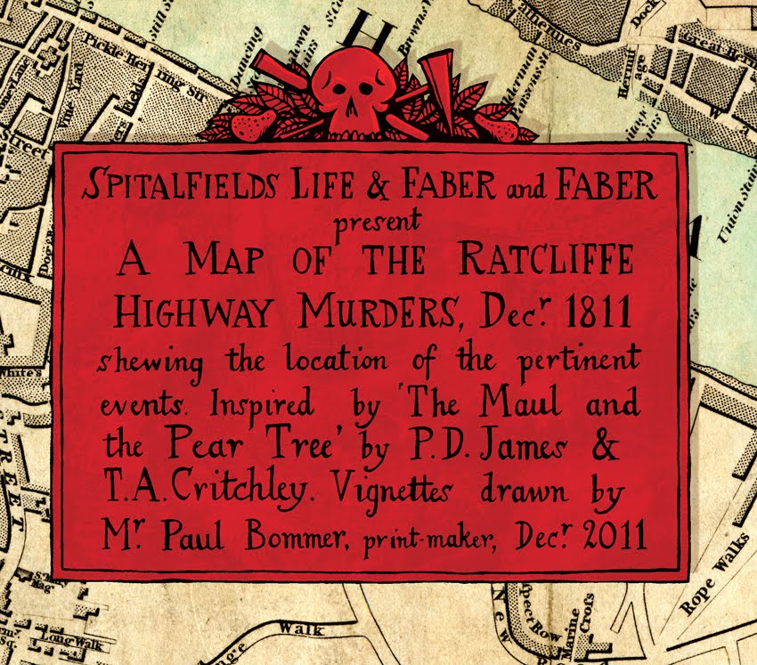 Paul Bommer: Ratcliffe Highway Murders Map - Title