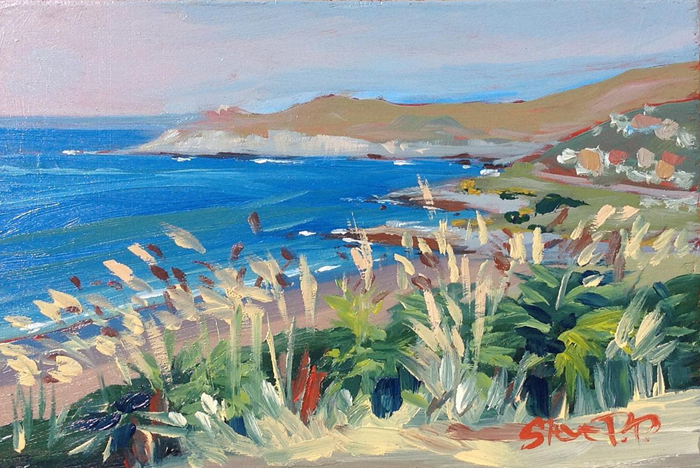 Steve PP - Daily Gouache Paintings: "Summer in the Bay" - plein air oil ...