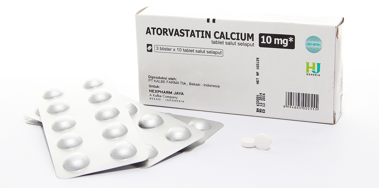 Atorvastatin Hj Kalbe, Indikasi, Dosis, dan Efek Samping - OBATGeneric