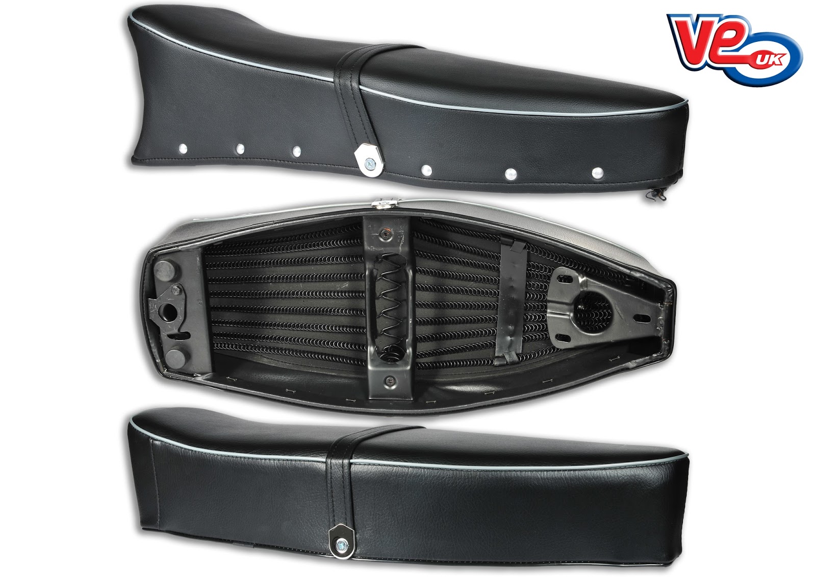VE Scooter Spares: NEW - Classic Vespa Seats from VE (UK)