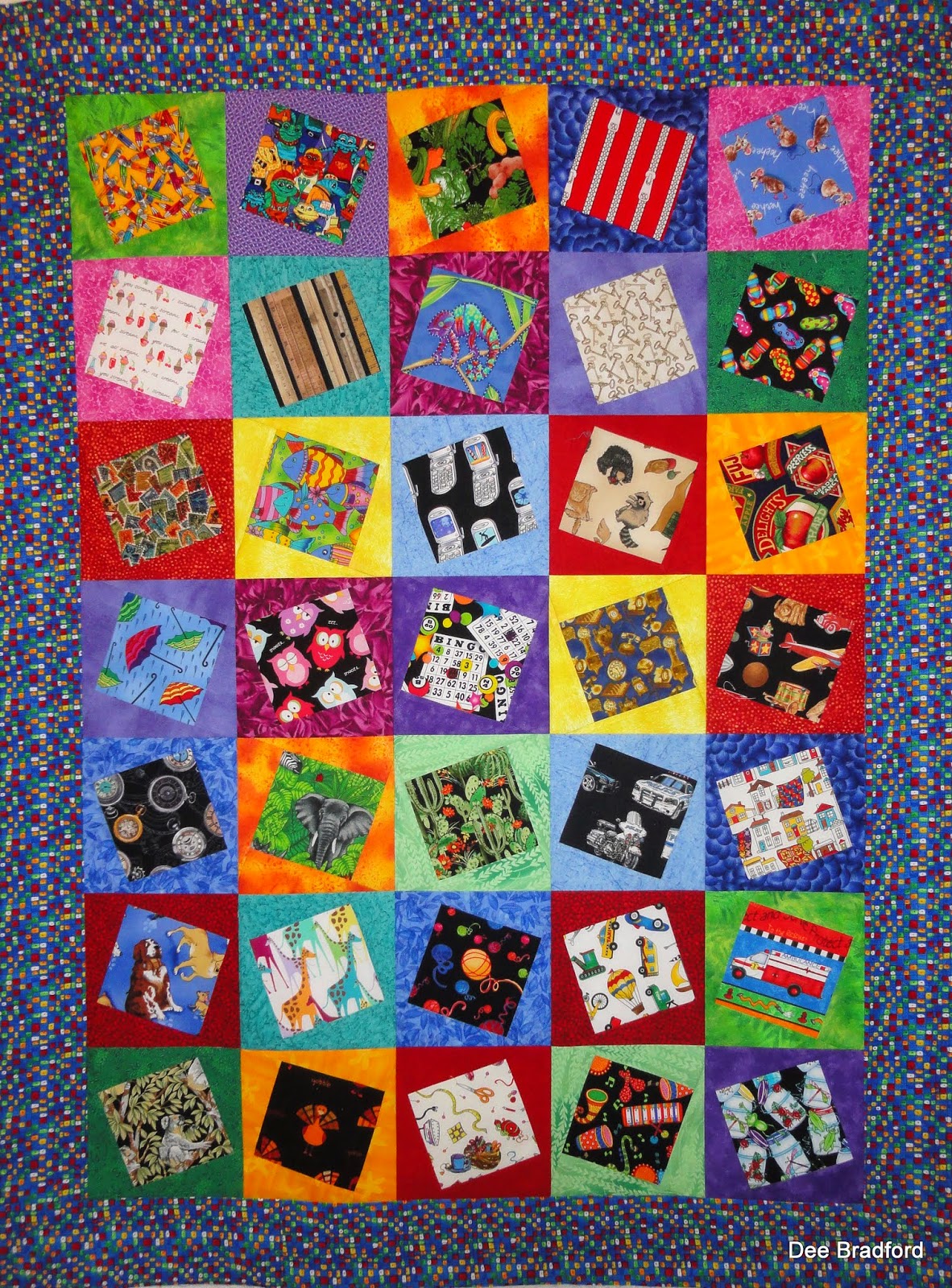 A Novel(T) Quilting Journey: Square in a Square patterns