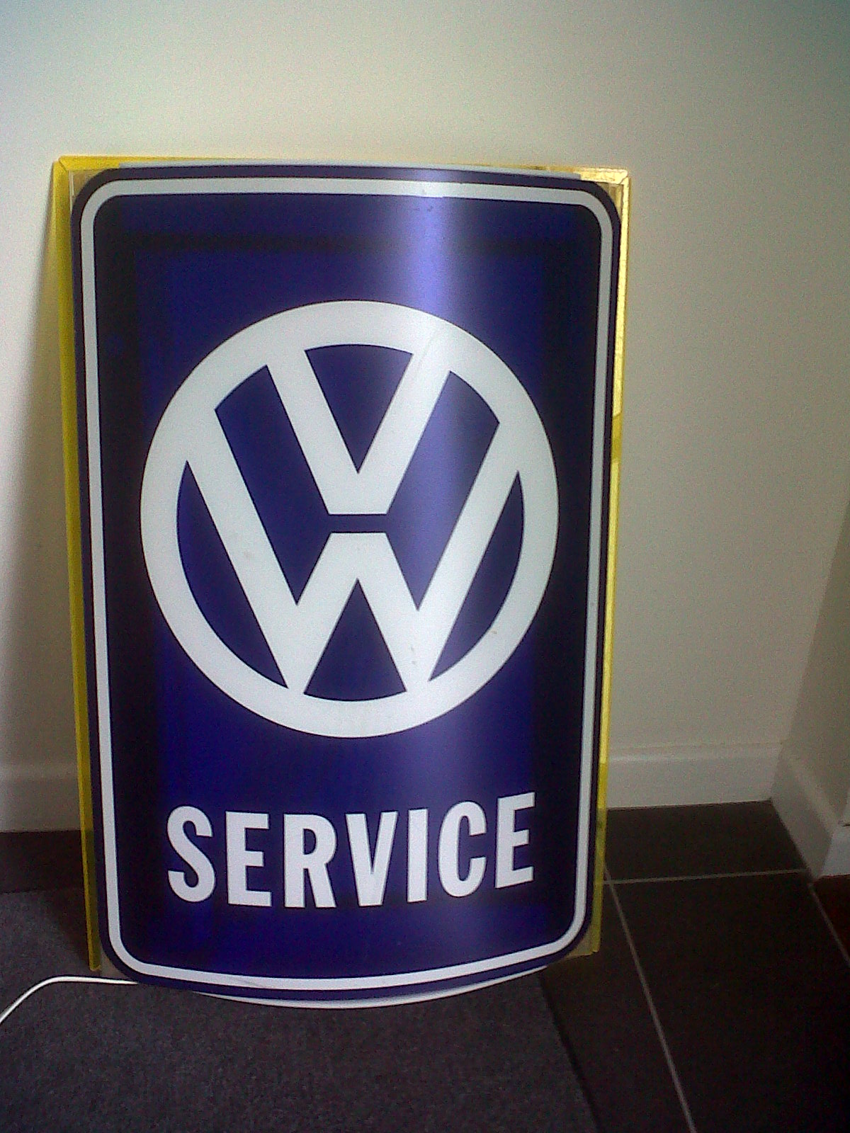 Old Speed VWs: 1960s VW Dealer Lightup Sign