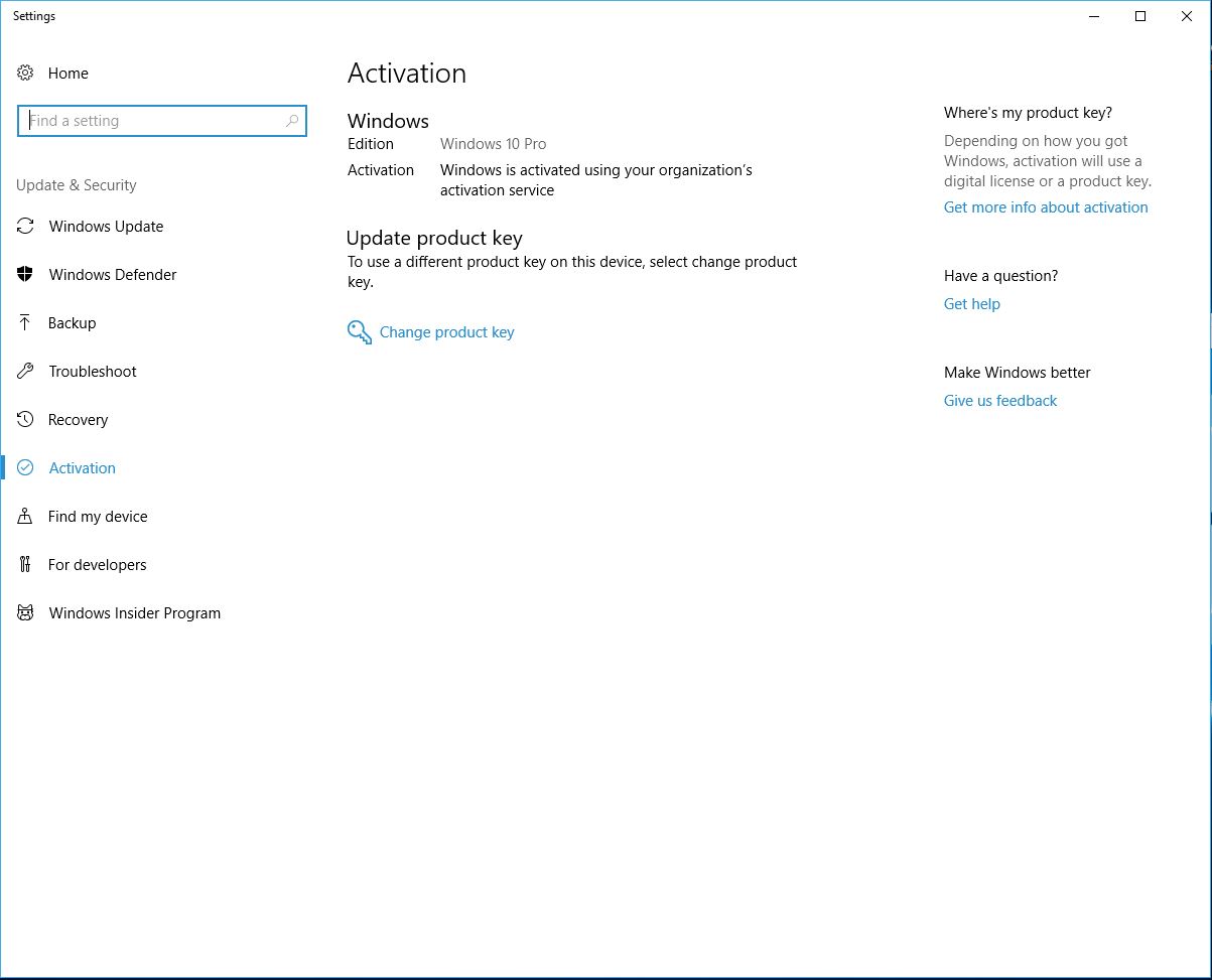 How to activate windows 10 without product key