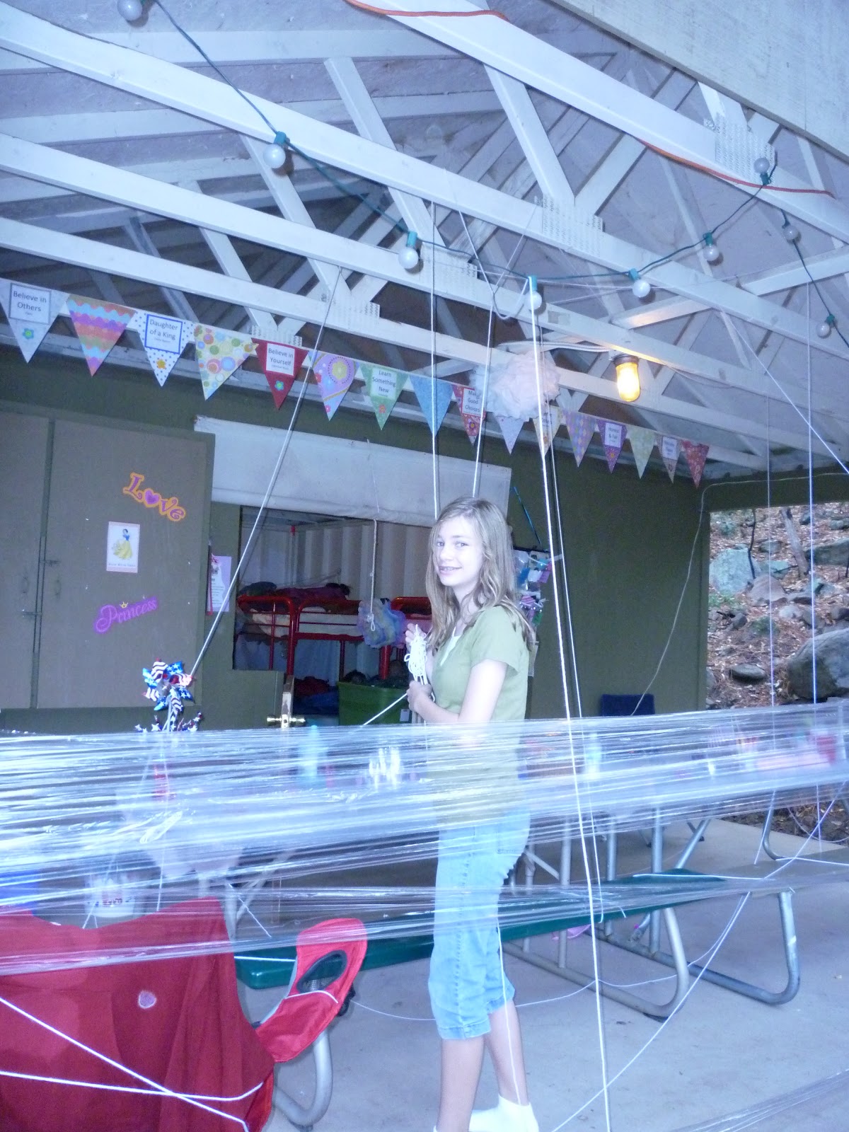 Jenkins Kid Farm: Girl's Camp Banner and Other Camping Decor :)