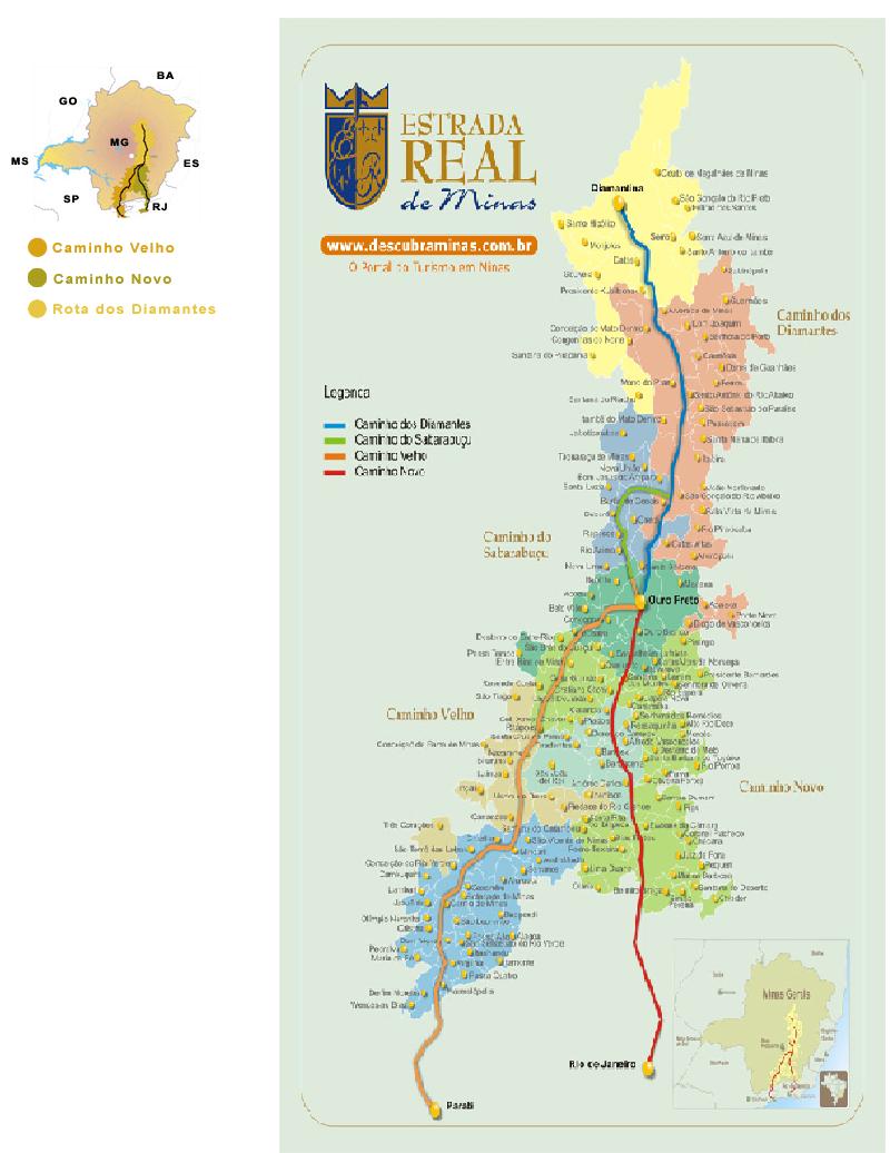Blog da Anabela Jardim: O que é a Estrada Real?
