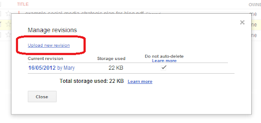 How to replace a file in Google Drive with a new version | Blogger ...